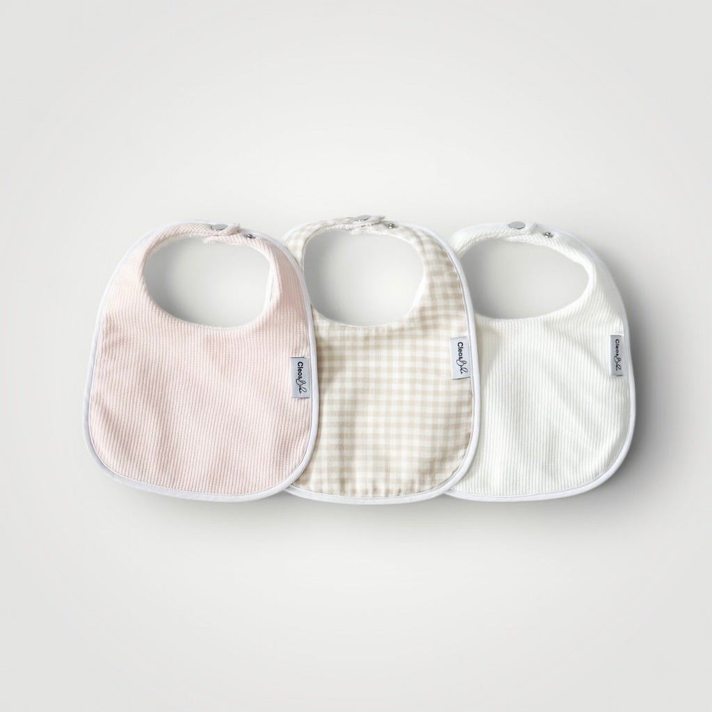 Waterproof Bib Pack Classic or Bandana - Almond Tones – CLEO & BEBE
